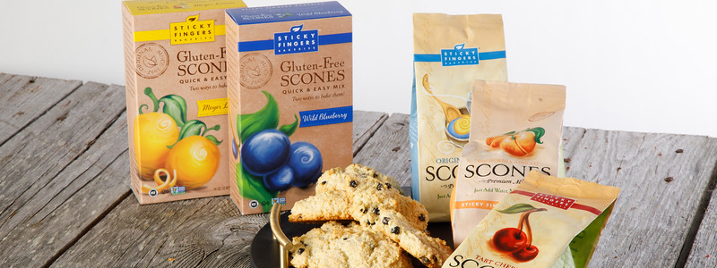 EF Scones with Packaging for slider - The Elegant Farmer